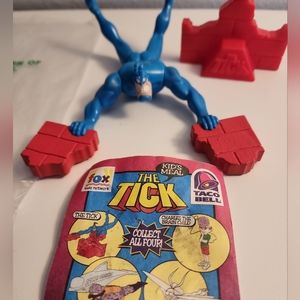 Applause | Toys | Taco Bell Kids Meal Toy The Tick Cartoon Balancing ...